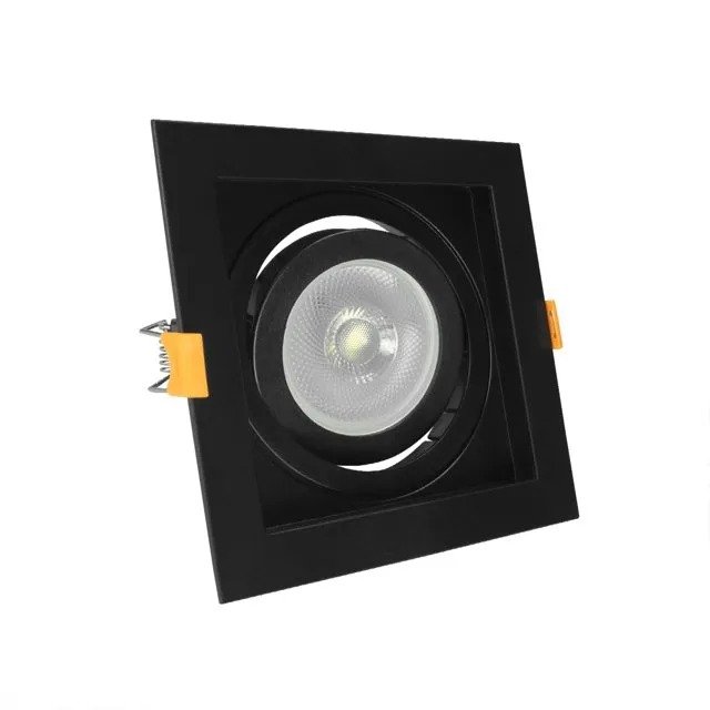 SPOT EMBUTIR QUADRADO 10W 6500K ALLTOP PRETO Taschibra - Diságua