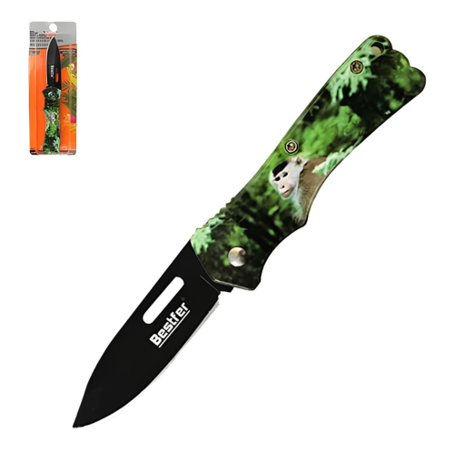 CANIVETE SELVA TATICO CLIP BFH1856 CAMPING INOX